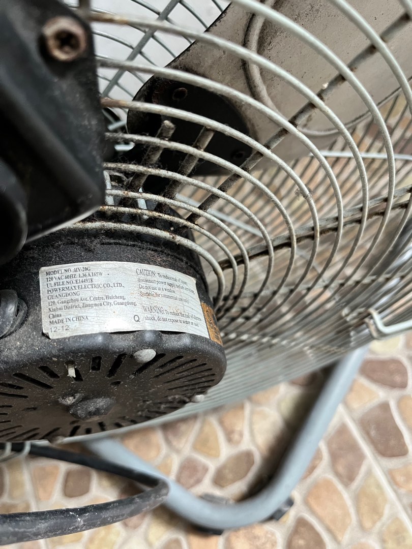 Defective industrial fan, TV & Home Appliances, Air Conditioning and ...
