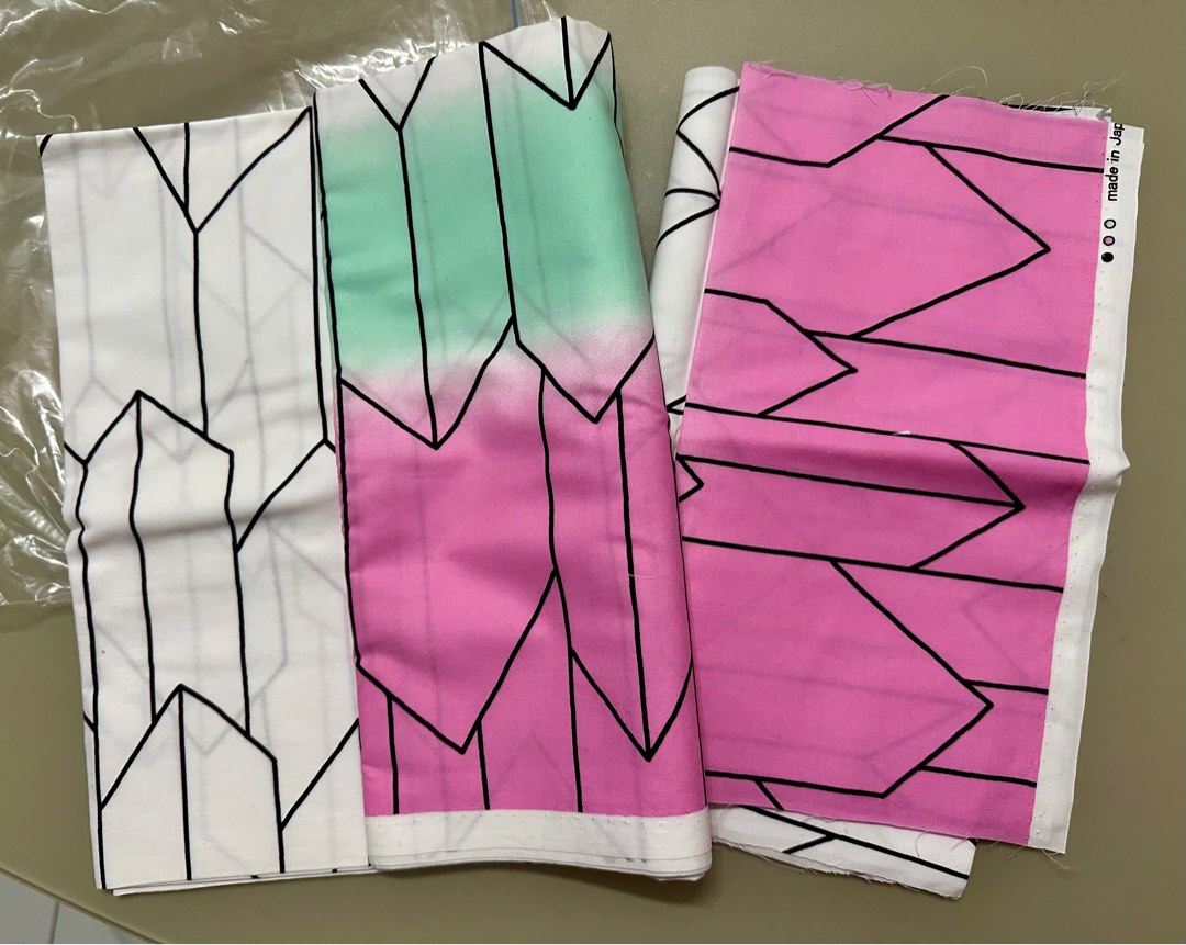 Demon slayer fabric japan, Everything Else, Others on Carousell