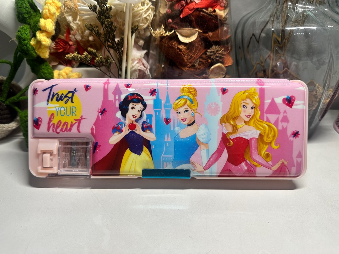 Disney Princess Pencil case with sharpener, Hobbies & Toys, Stationary ...