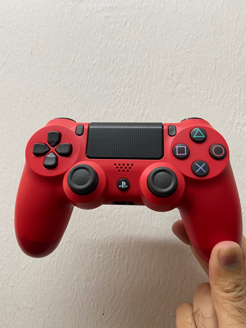 Ds4 Red V2 Original Myset Ps4, Video Gaming, Video Game Consoles ...
