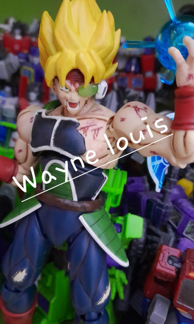 Figure rise dragonball bardock custom repaint 7'inch 6'inch 1/12 scale ...