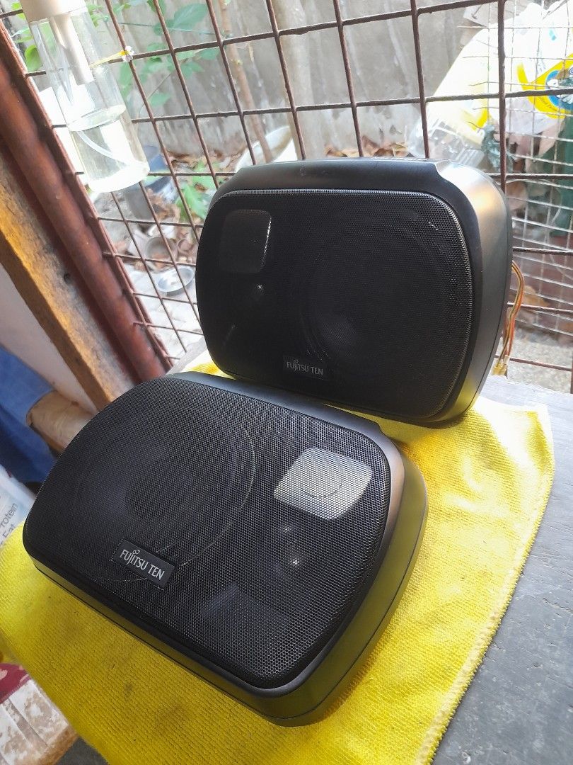 FUJITSU TEN 2 WAY SPEAKER SYSTEM 3016G 120 WATTS 4 OHMS IMPEDANCE ...