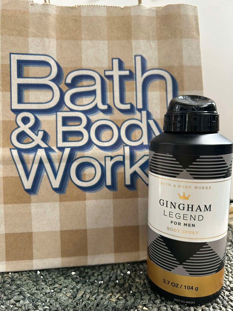Gingham Body Spray for Men- Bath and Body Works, Beauty & Personal Care, Fragrance & Deodorants ...