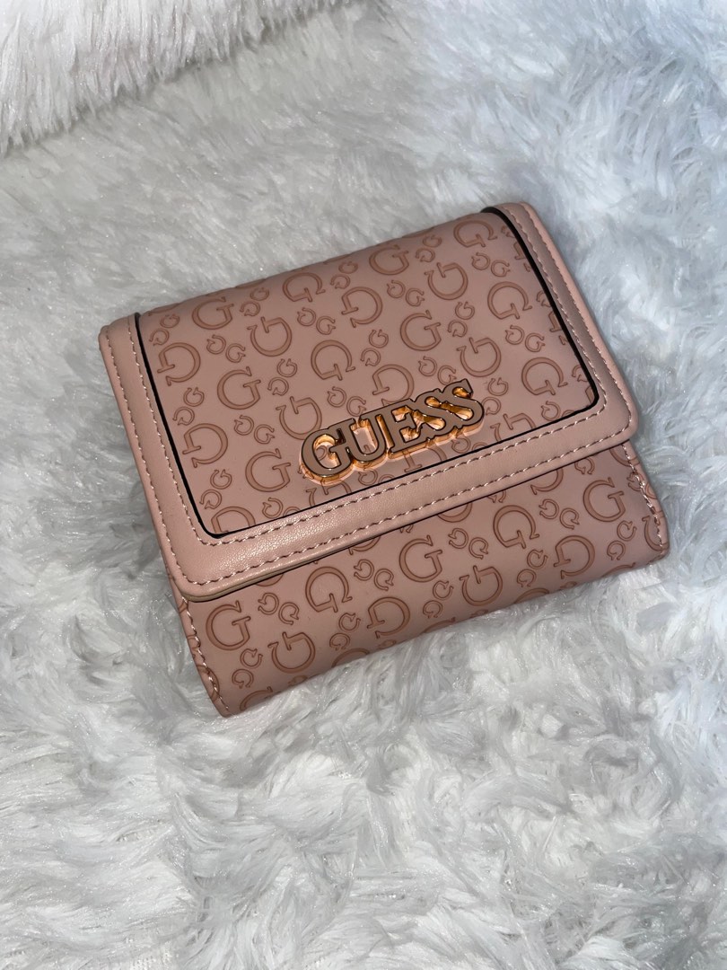 Guess trifold pink wallet, Women's Fashion, Bags & Wallets, Wallets ...