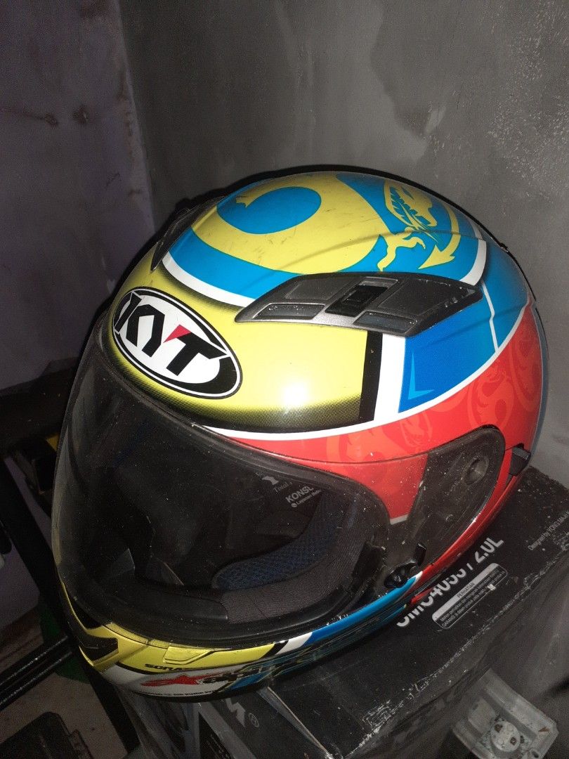 Helm Full Face KYT Vendetta Dot FMVSS No 218 Certified, Motor di Carousell