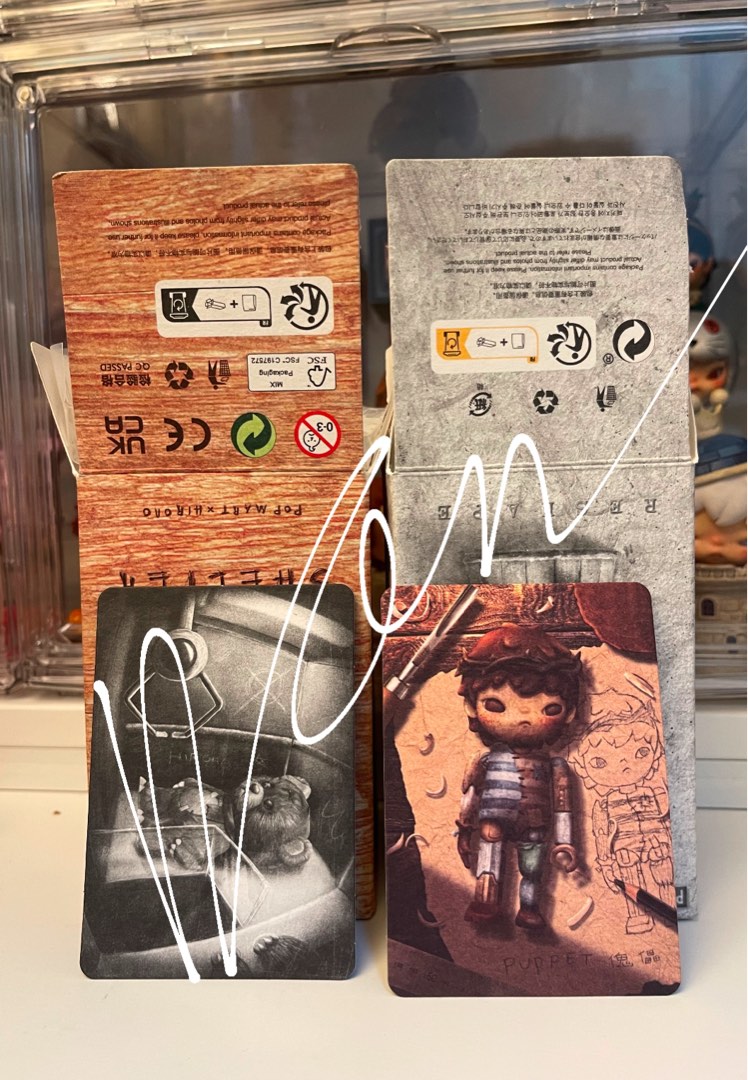 Hirono Secret Figure (Puppet and Stuffed Bear), Hobbies & Toys, Toys ...