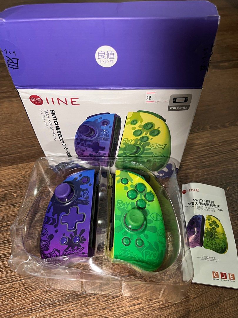 IINE JOYCON FOR Nintendo Switch (Splatoon 3 Edition), Video Gaming ...