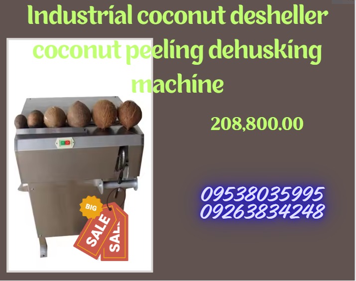 Industrial coconut desheller coconut peeling dehusking machine ...