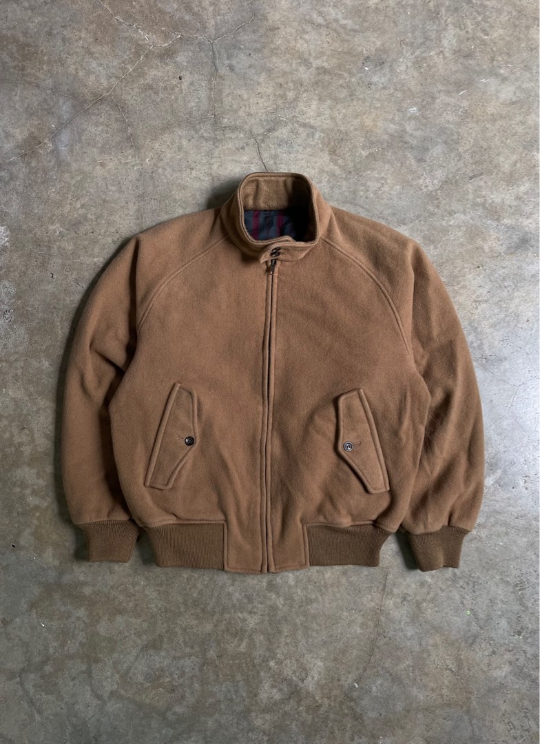 Kent & Curwen (Baracuta G9 Alt) Plaid Inner Wool Harrington Jacket ...