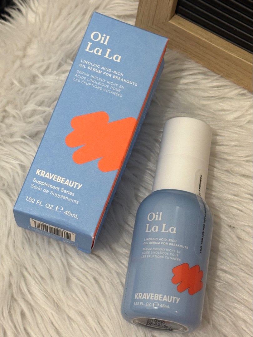Kravebeauty Oil-lala Linoleic Acid-rich oil serum for breakouts, Beauty ...
