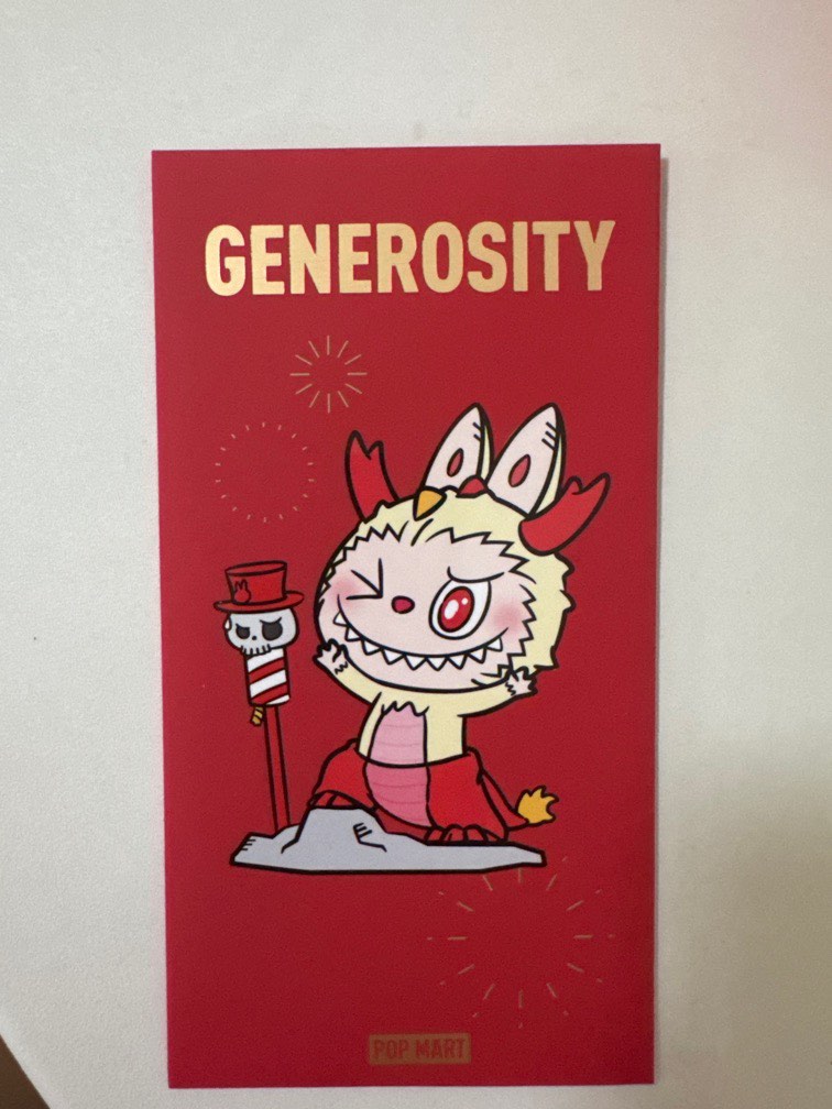 Labubu red packet, Hobbies & Toys, Stationery & Craft, Art & Prints on ...