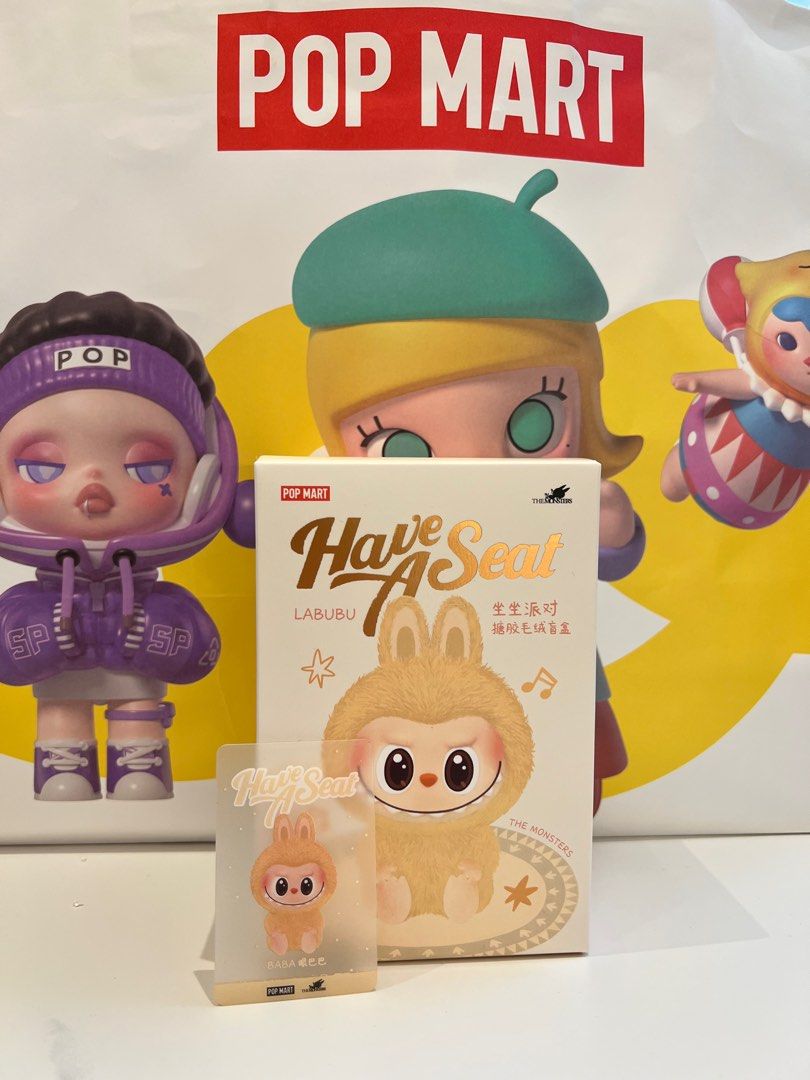 Labubu V2 Have a Seat (Baba), Hobbies & Toys, Toys & Games on Carousell