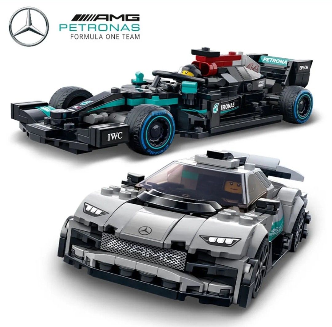 Lego Speed Champions ~ Mercedes AMG F1 W12 E Performance & Mercedes AMG ...
