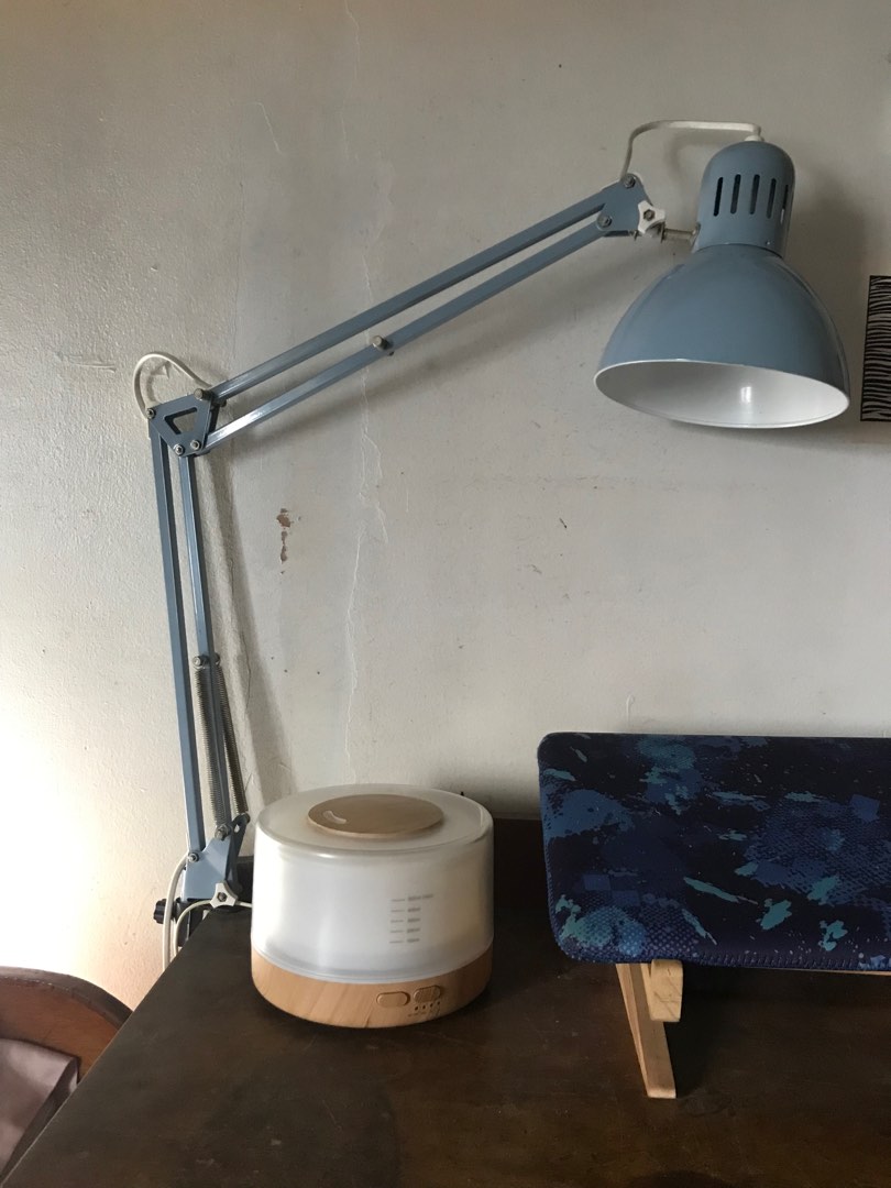 Light Blue Ikea Tertial Work Lamp, Furniture & Home Living, Lighting ...