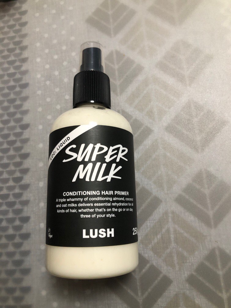 LUSH super milk conditioning hair primer 250g, Beauty & Personal Care ...