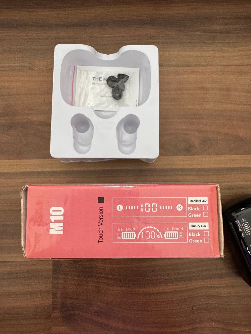 M10 TWS V5.3 Bluetooth Wireless (Black), Audio, Headphones & Headsets ...