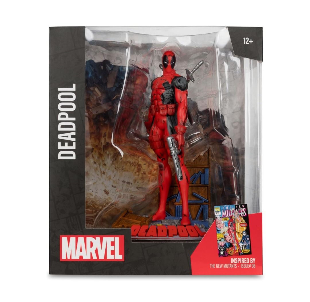 McFarlane Toys - Marvel Deadpool 1:10th Scale Posed Figure with Scene ...