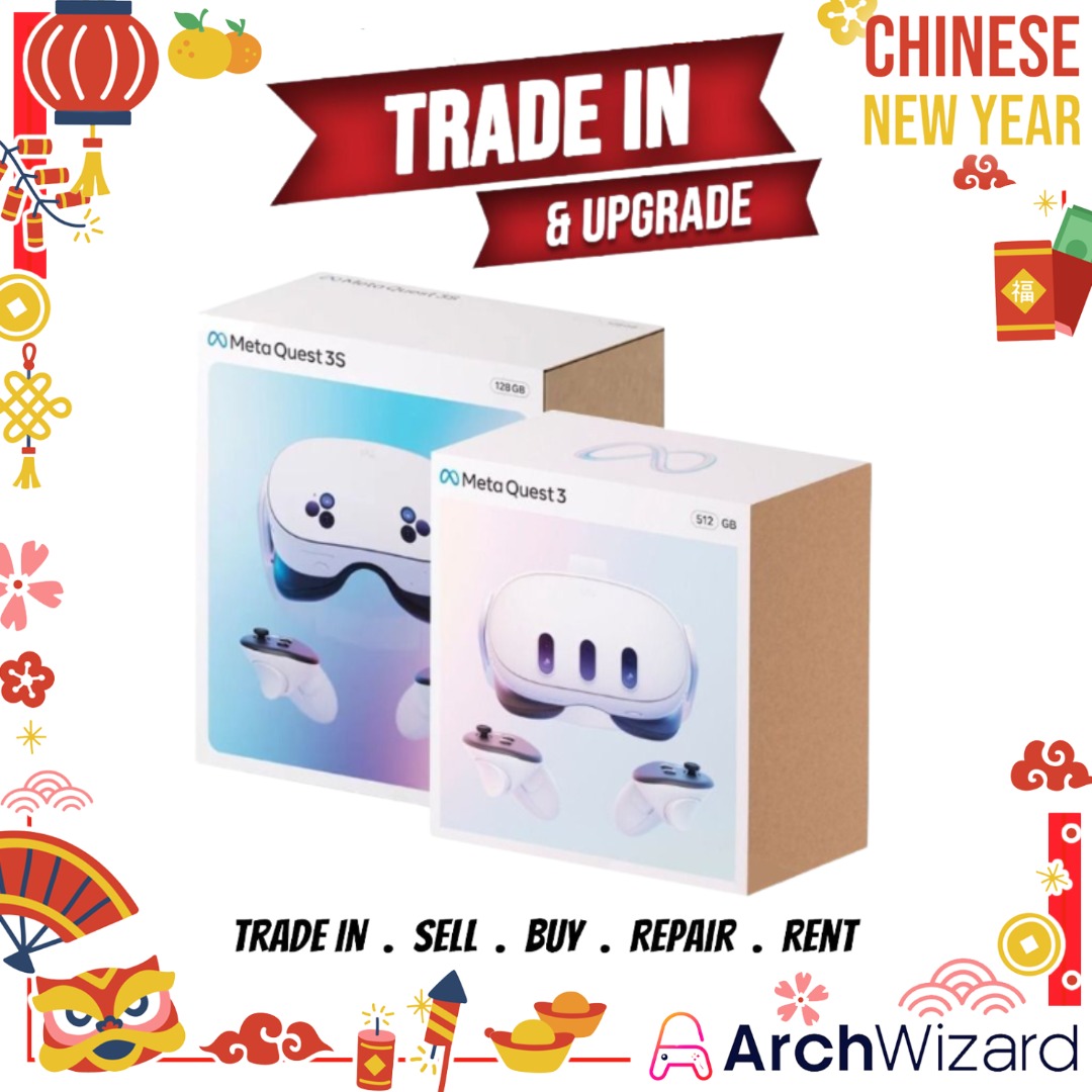 Meta Quest 3 & Meta Quest 3S - MQ3 MQ3S - Mixed Reality VR Headset ...