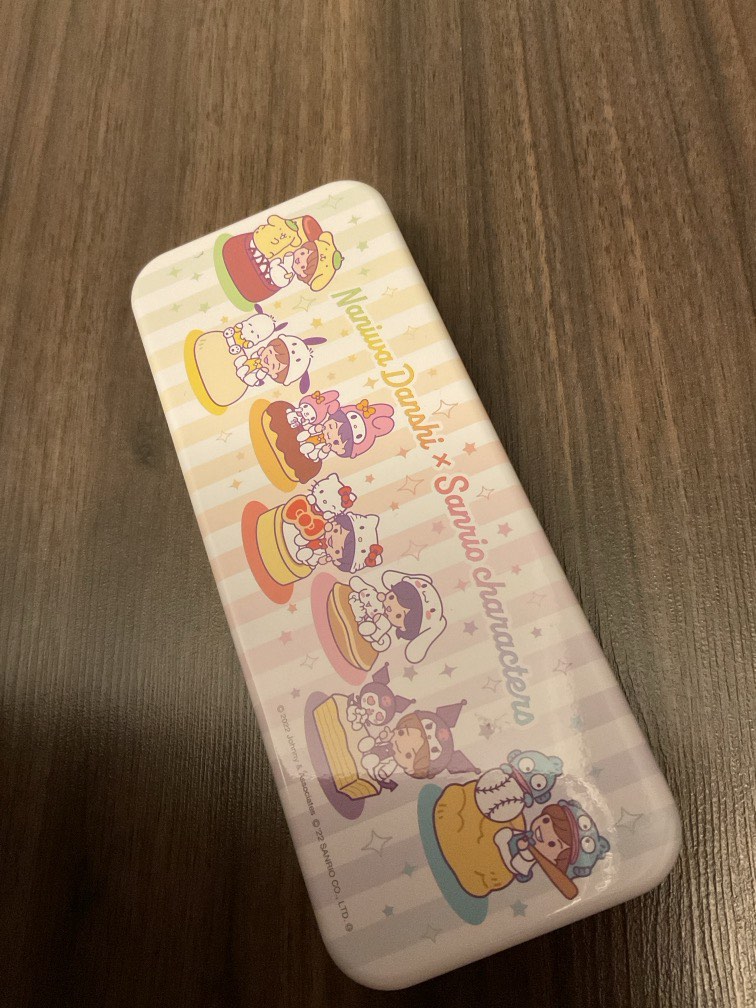 Naniwa danshi x Sanrio characters small tin case, Furniture & Home ...
