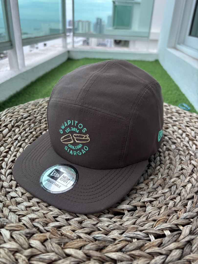 New Era x Gwapitos Camper 5 panel cap brown, Men's Fashion, Watches ...