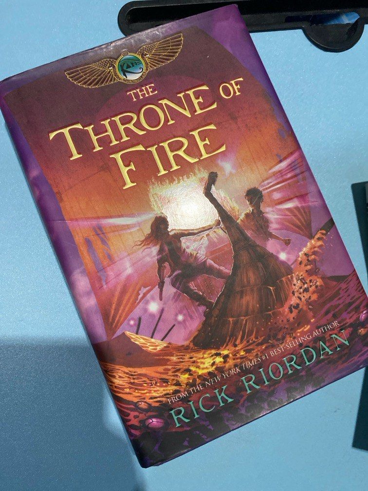 Novel English - The Throne of Fire by Rick Riordan, Hobbies & Toys ...