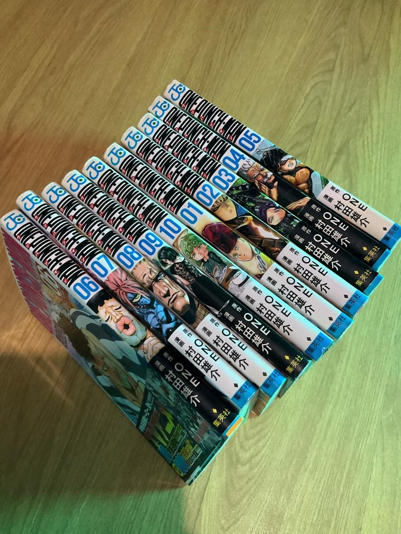 One punch man manga 1-10 vol (Japan Bought) w/ Free Original Sticker ...