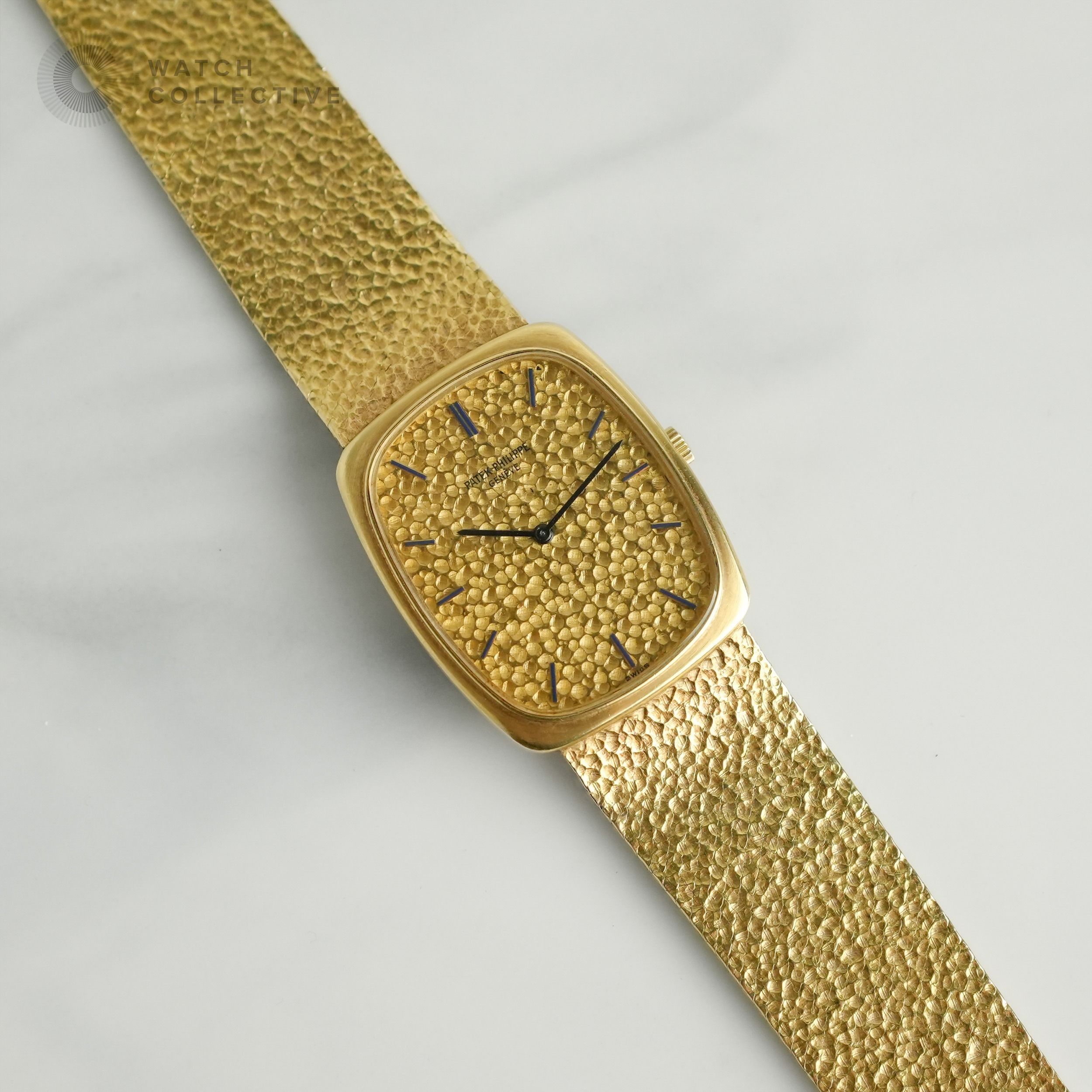 Patek Philippe Golden Ellipse Hammer Dial 3667 Bracelet, Luxury ...