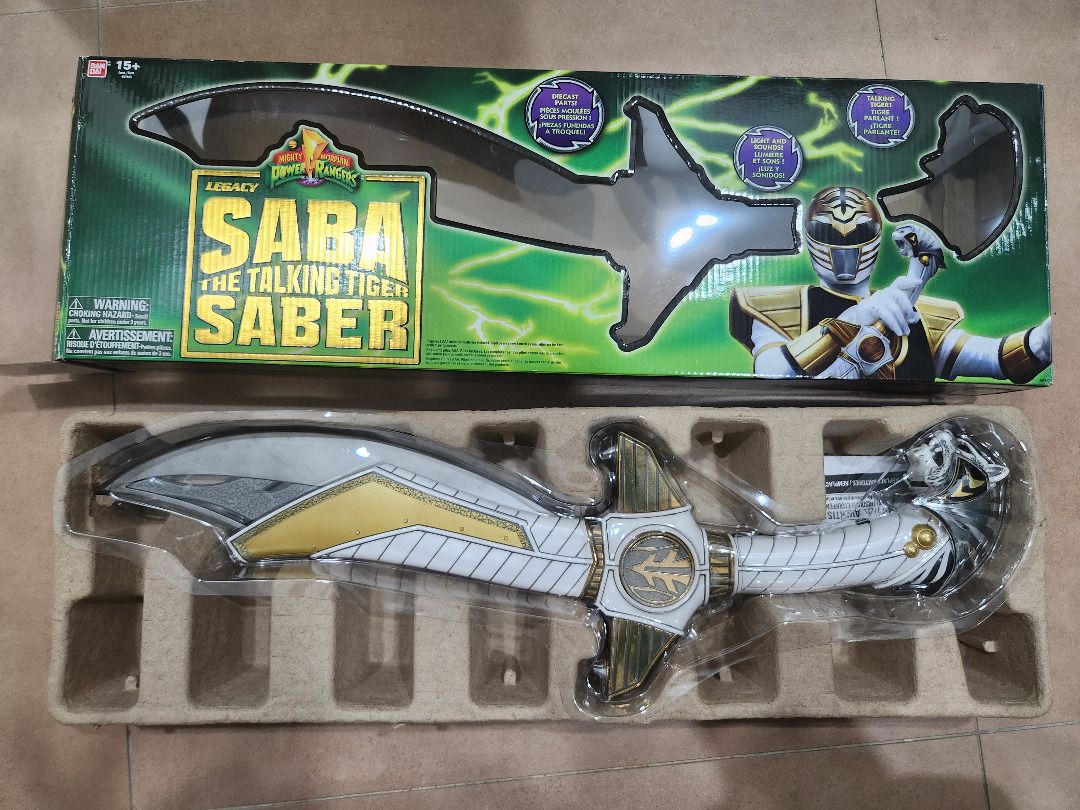 Power Rangers Legacy Saba The Talking Tiger Saber Bandai Original BIB ...