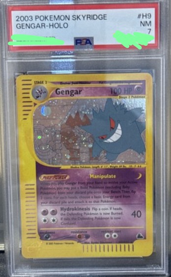 PSA 7 Gengar Skyridge Holo, Hobbies & Toys, Toys & Games on Carousell
