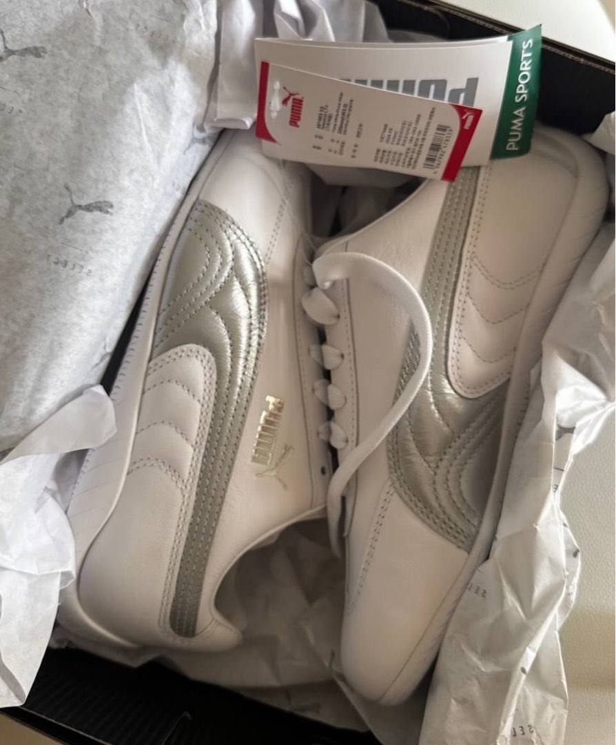 Puma Speedcat White Metallic, Women's Fashion, Footwear, Sneakers on ...