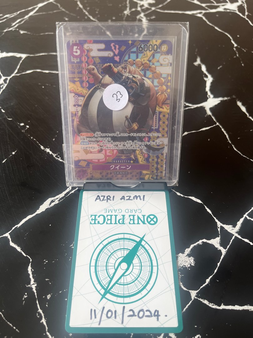 TCG One Piece Card, Queen ST04-005 SP (RAW), Hobbies & Toys ...