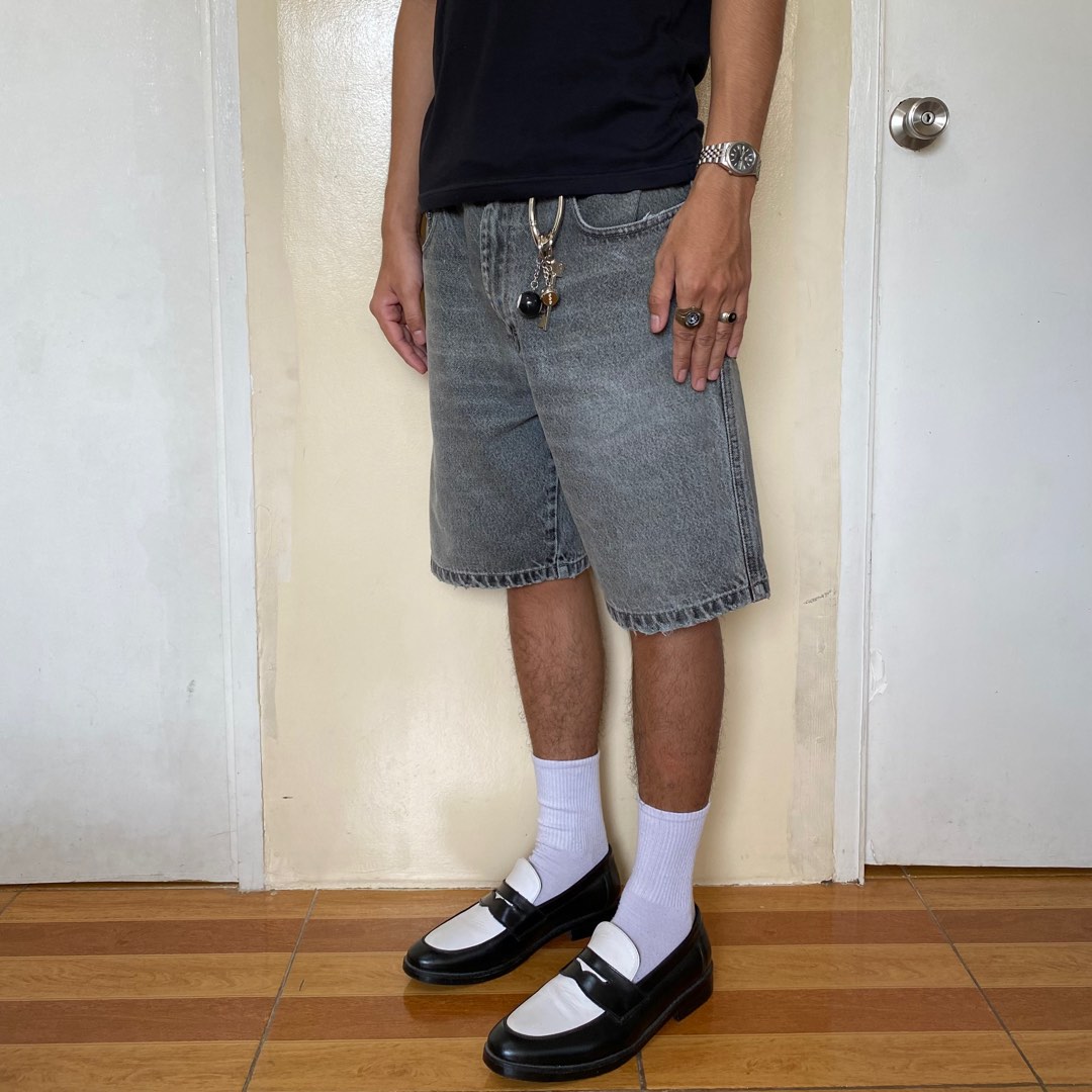 Quicksilver acid wash jorts, Men's Fashion, Bottoms, Shorts on Carousell