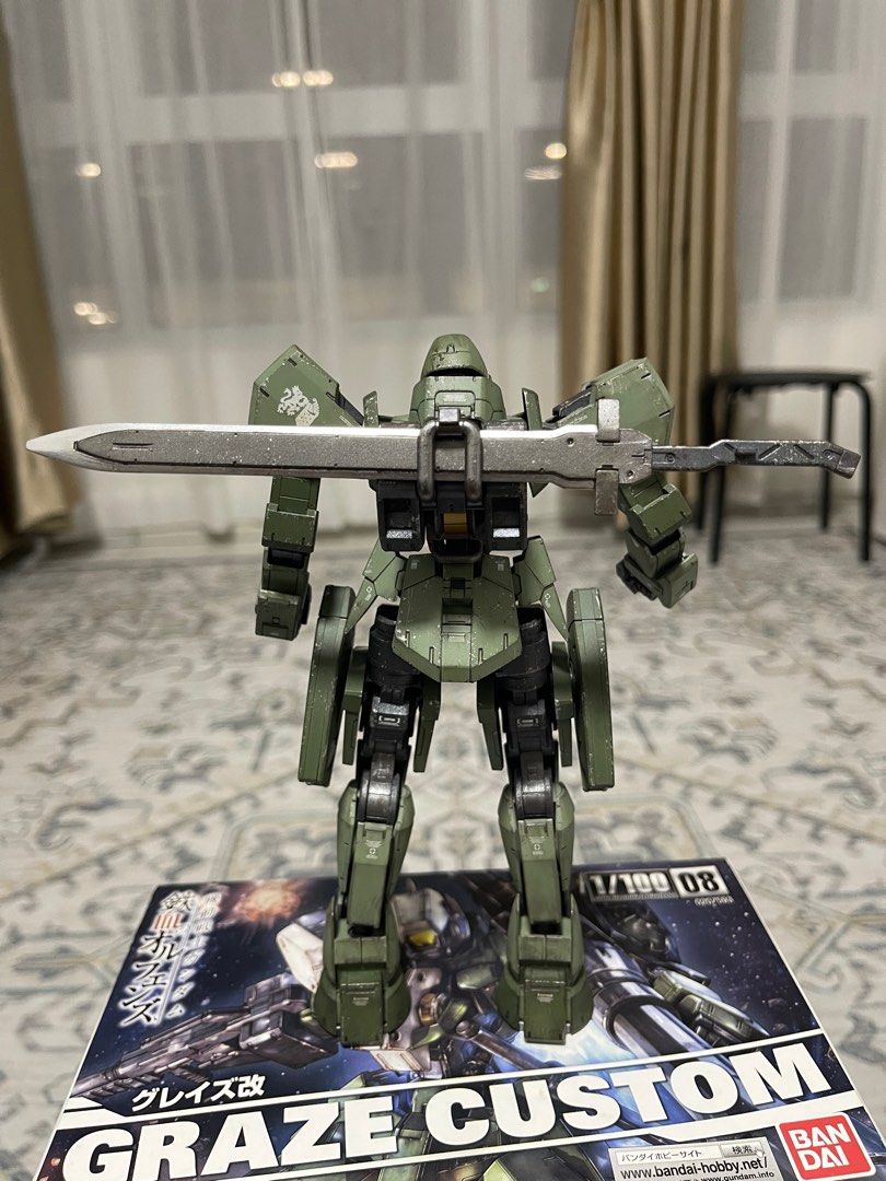 RE100 1/100 GUNDAM BARBATOS & GRAZE CUSTOM SET, Hobbies & Toys, Collectibles & Memorabilia ...