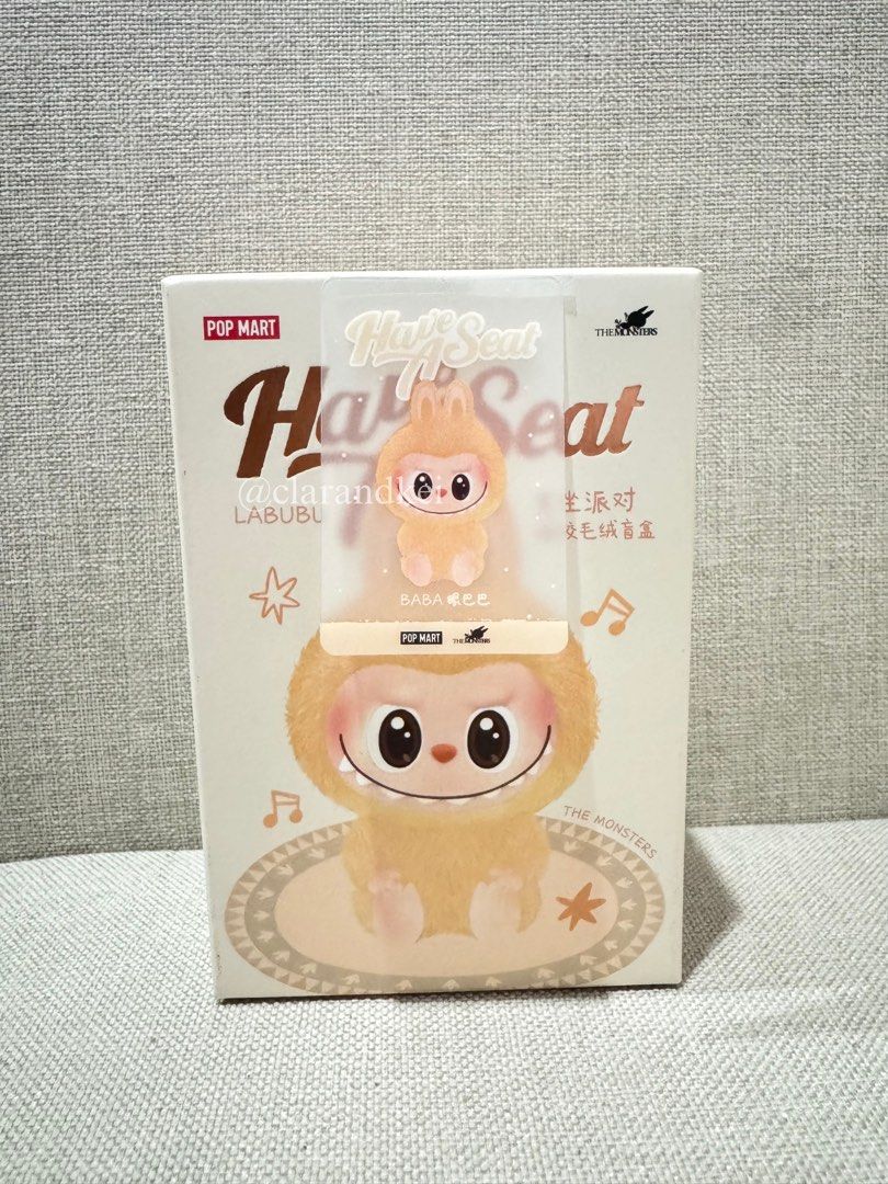 READY BABA || POP MART THE MONSTERS - Have a Seat Vinyl Plush Blind Box ...