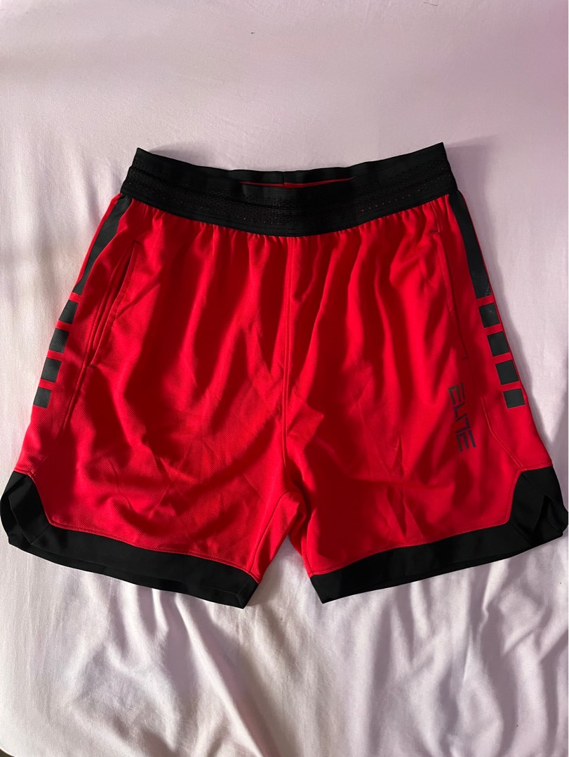 Red Dri Fit Men Shorts, Men's Fashion, Bottoms, Shorts on Carousell