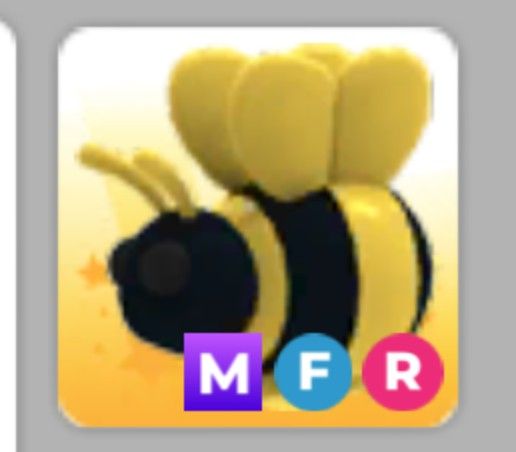 Roblox Adopt Me Mega Fly Ride King Bee Adopt Me MFR King Bee, Video ...