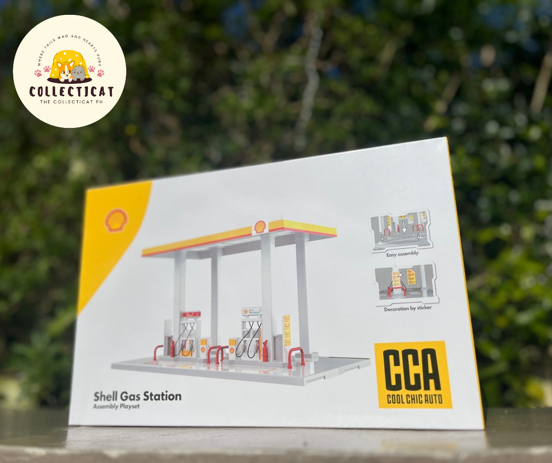 Shell Gas Station Diorama, Hobbies & Toys, Toys & Games on Carousell