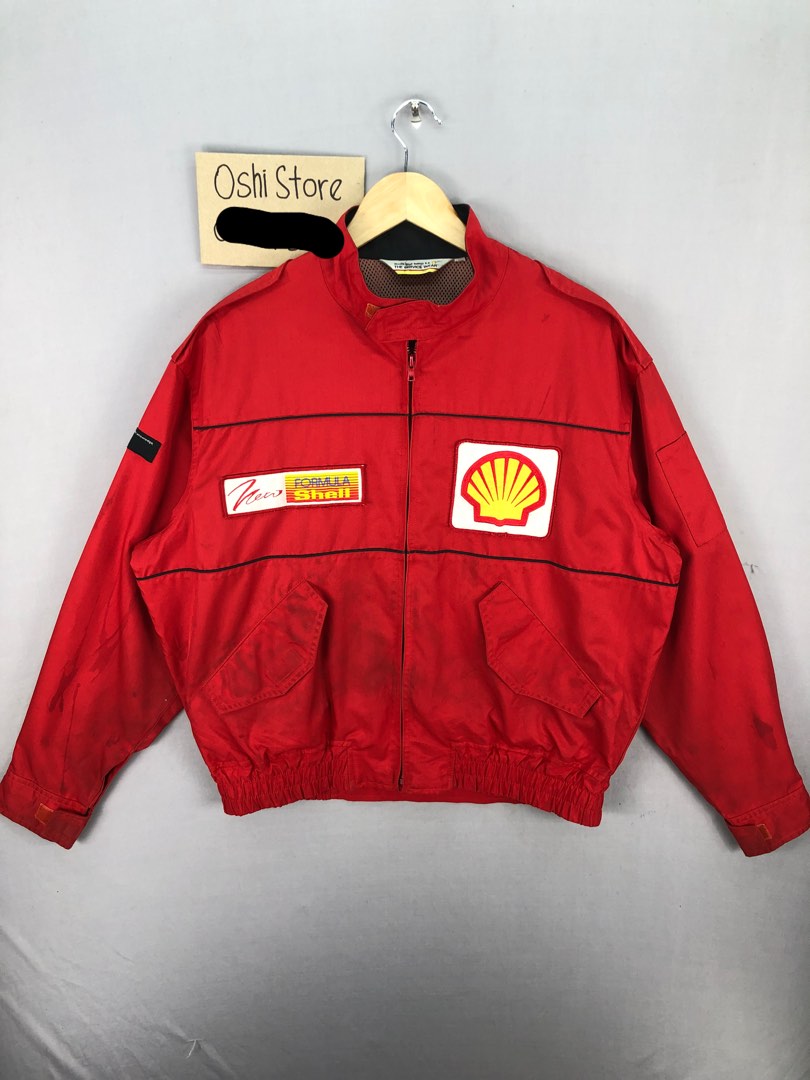 Shell Worker Jacket Vintage, Men's Fashion, Coats, Jackets and Outerwear on Carousell