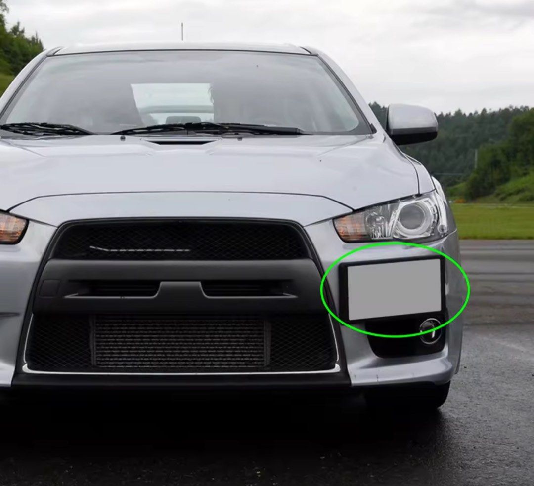 Side number plate holder for Mitsubishi Lancer, Auto Accessories on ...