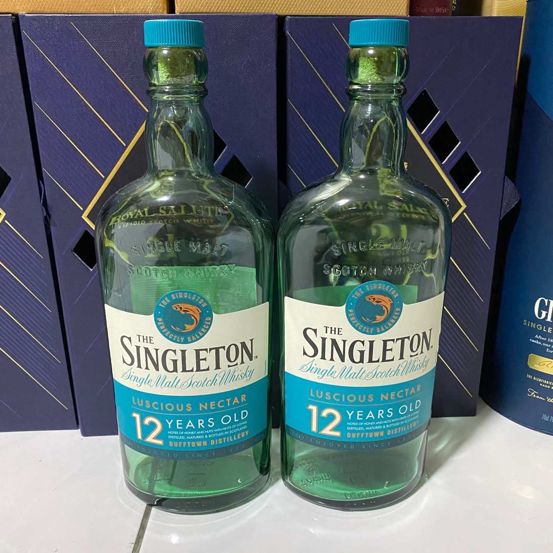 Singleton 12 years empty bottle, Food & Drinks, Other Food & Drinks on ...