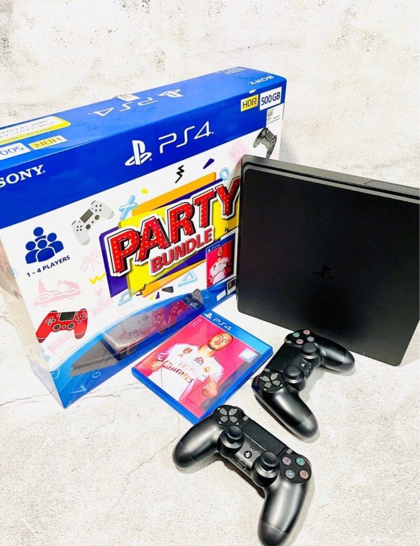 Sony Playstation PS4 Slim 500gb Party Bundle Set, Video Gaming, Video ...
