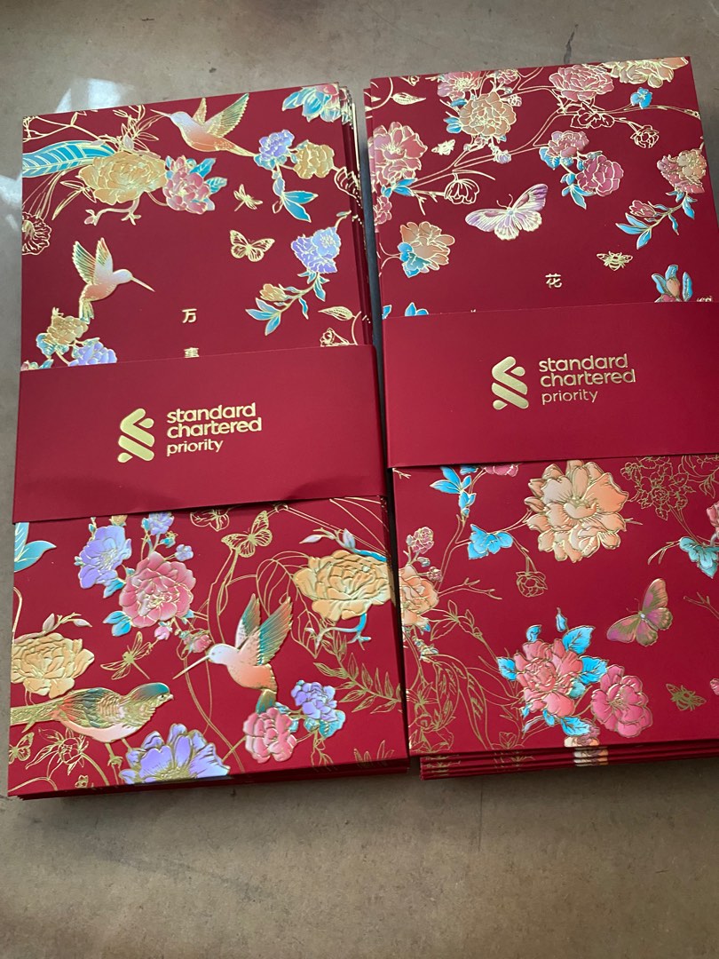 Standard Chartered Priority red packet 2025, Hobbies & Toys, Stationery ...