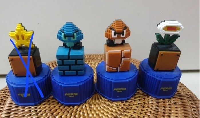 Super Mario Pepsi cap collection set of 9, Hobbies & Toys, Toys & Games ...
