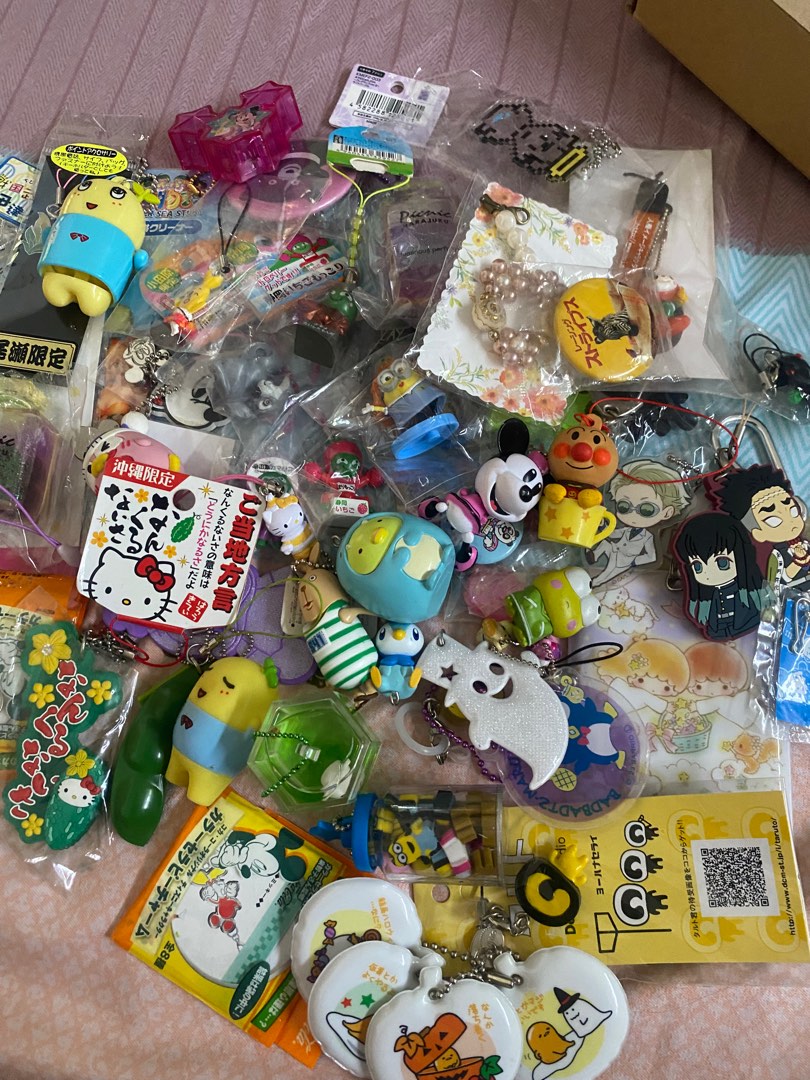 TAKE ALL 56 pcs Japan anik anik sanrio san-x disney atbp., Hobbies & Toys, Memorabilia ...