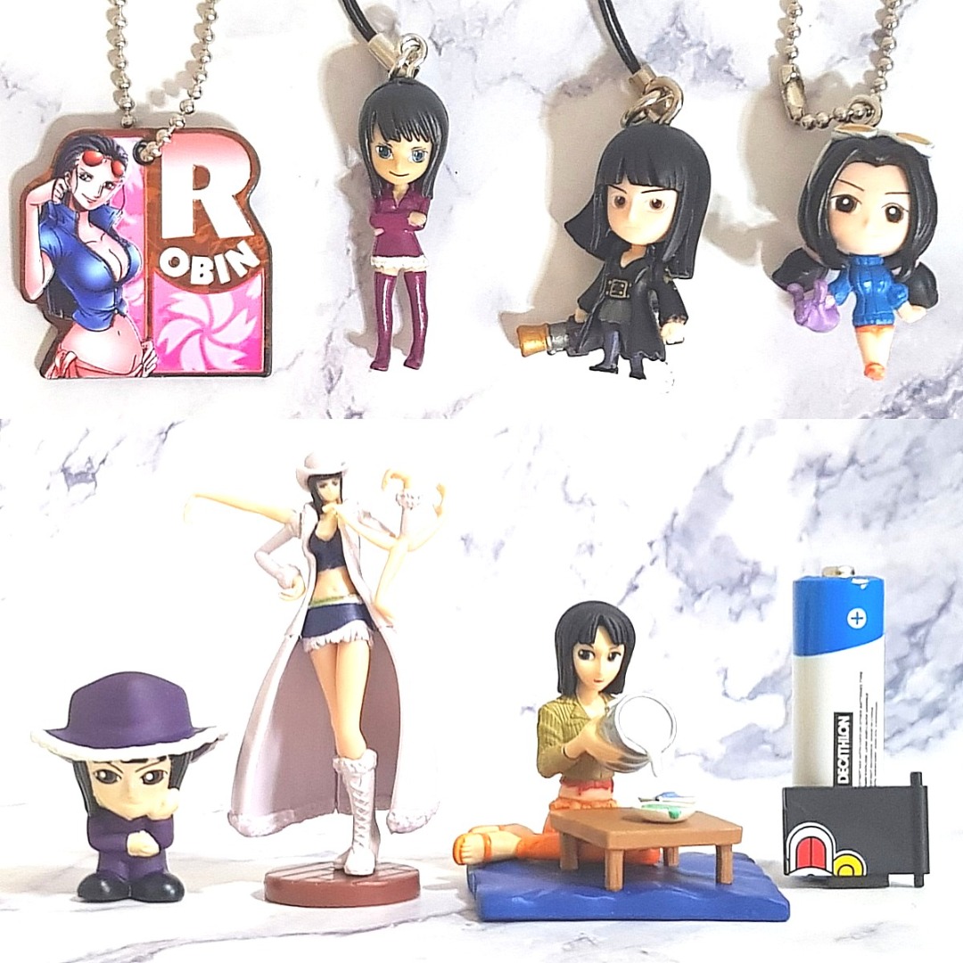 One Piece Nico Robin Merch Keychain Gashapon Trading Figure , Hobbies ...