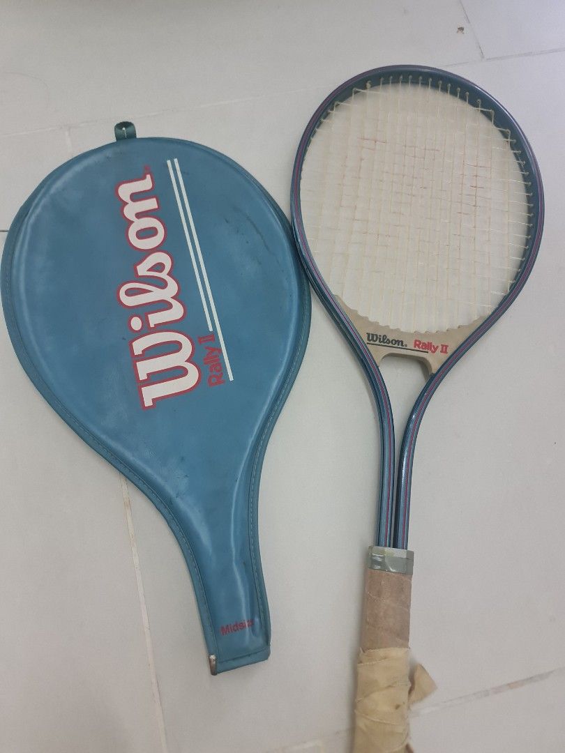 Tennis racquet Wilson Rally 2, Sports Equipment, Sports & Games, Racket ...