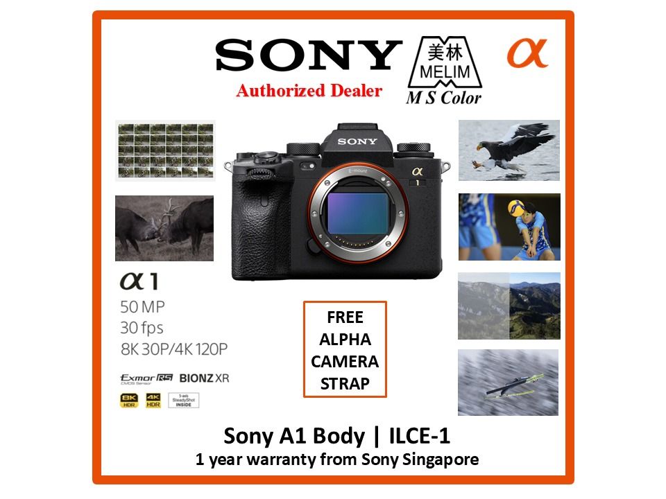 [PROMO] Sony A1 / Alpha 1 Full Frame Mirrorless | 50MP Exmor RS BSI CMOS | 8K 30p and 4K 120p ...