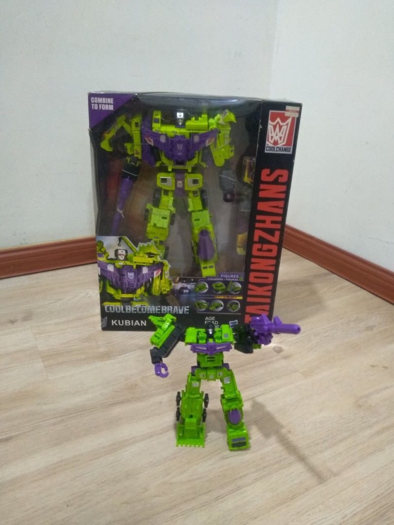 Transformers Devastator Construction Vehicle Kubian Bao Combo Robot, Hobbies & Toys, Toys ...