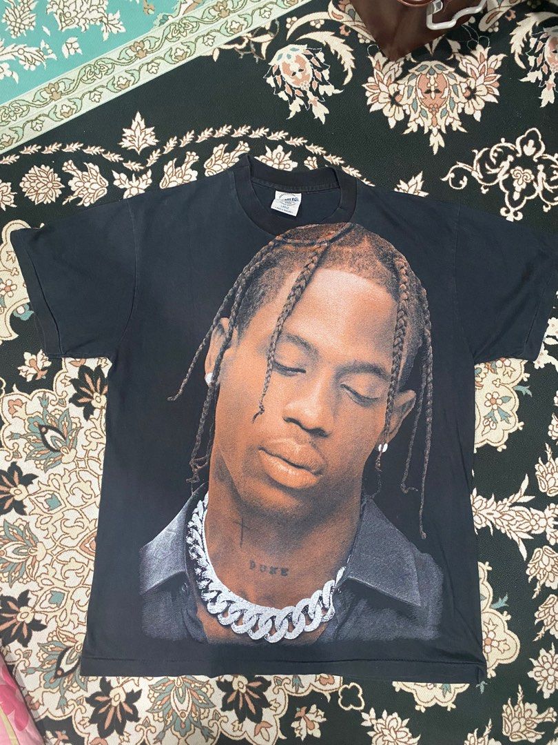 travis scott tee, Men's Fashion, Tops & Sets, Tshirts & Polo Shirts on ...