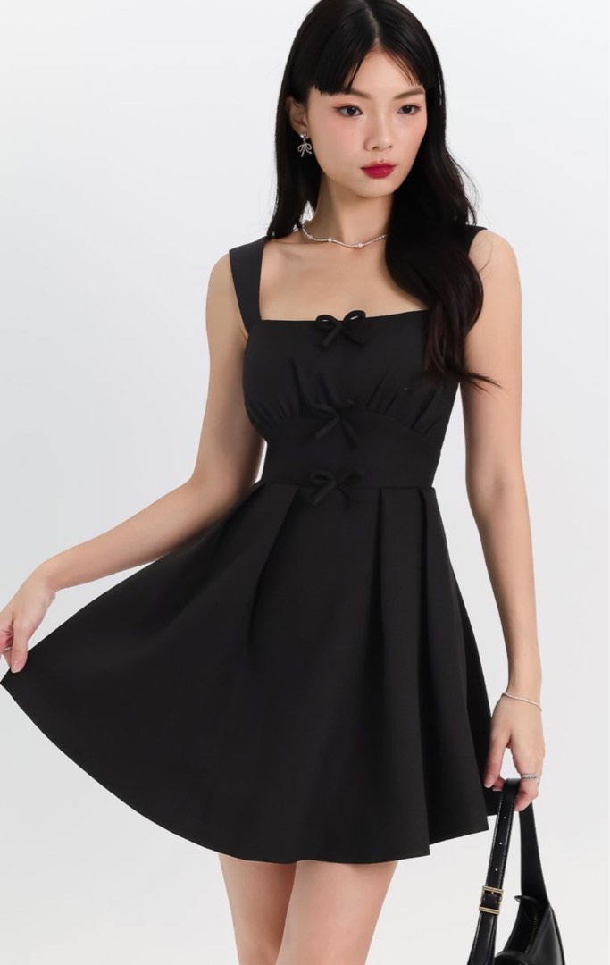 TSS Bettie Bow Romper Dress, Women's Fashion, Dresses & Sets, Dresses ...